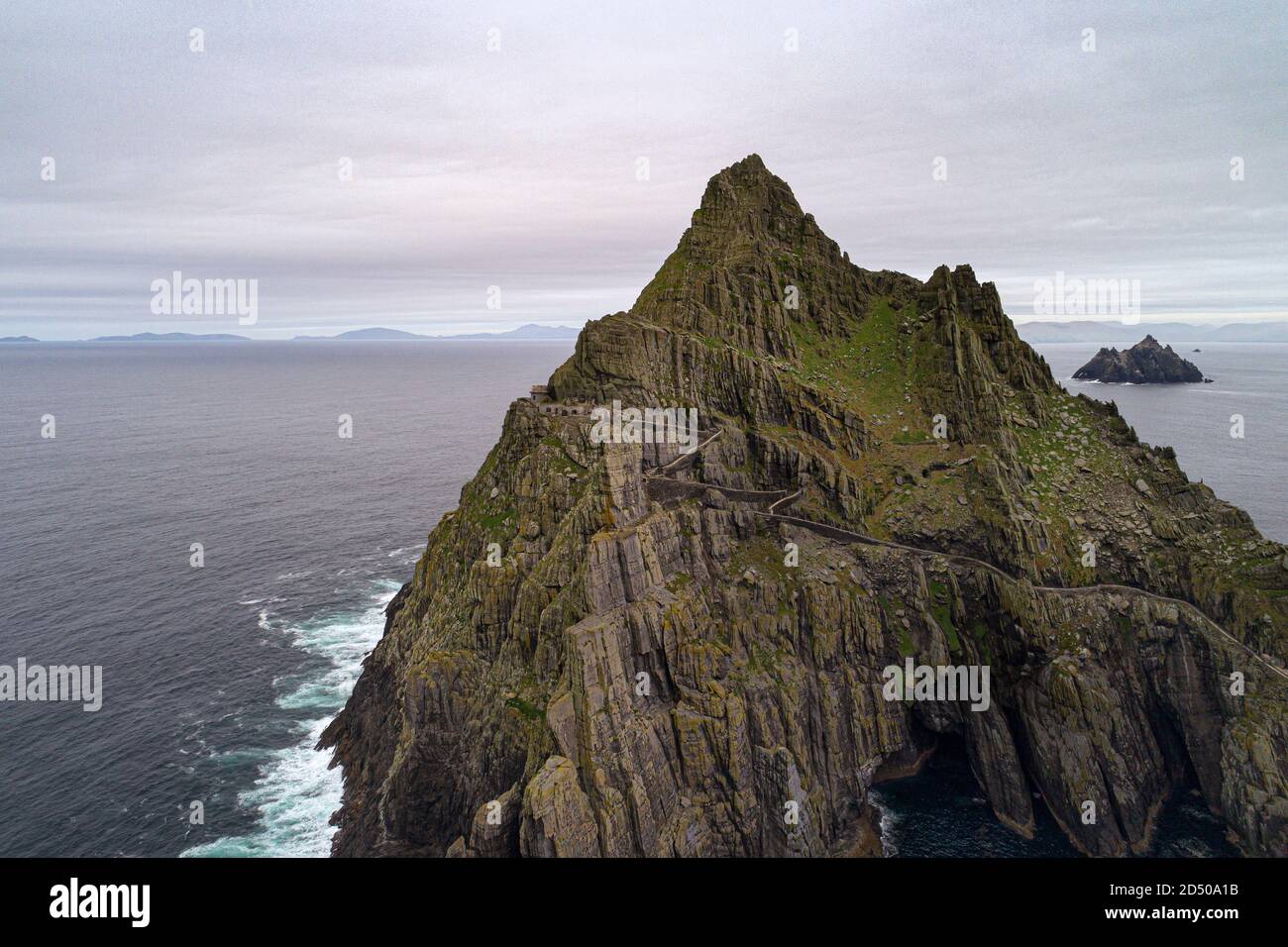 Skellig Michael, part of the Skellig rocks, County Kerry, Ireland Stock ...