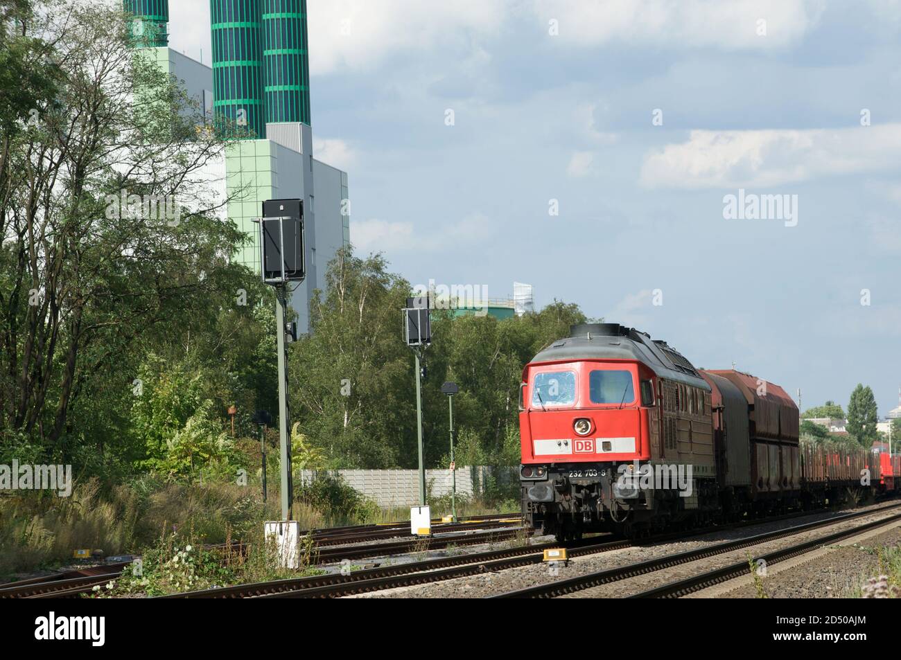 DB (German Railways) diesel locomotive, Duisburg, Germany Stock Photo ...