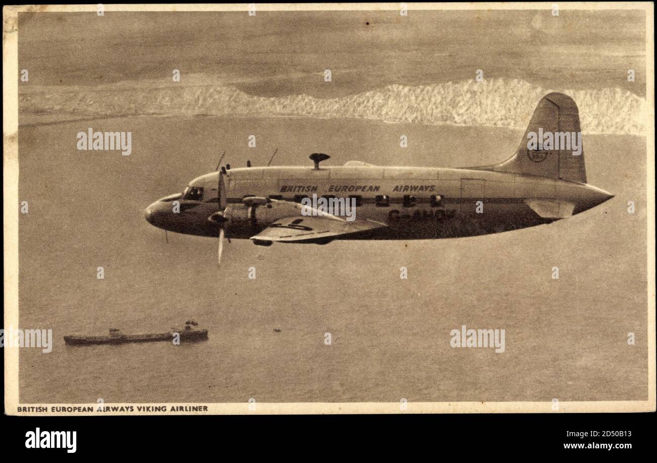 Flugzeuge, British European Airways viking Airliner | usage worldwide ...