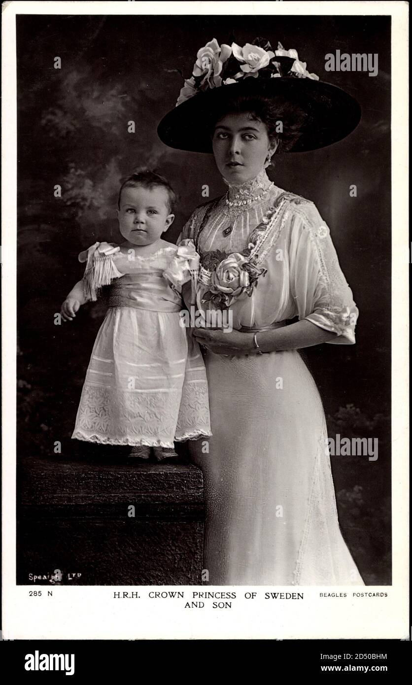 Kronprinzessin Margaret von Schweden mit ihrem Sohn | usage worldwide ...