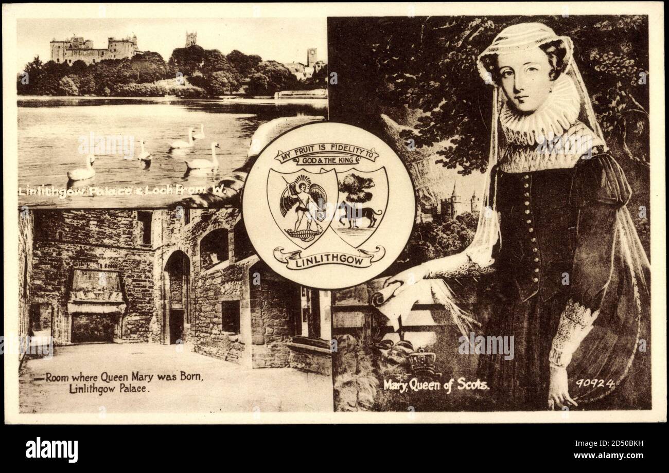 Linlithgow Schottland, Palace, Mary Queen of Scots | usage worldwide ...
