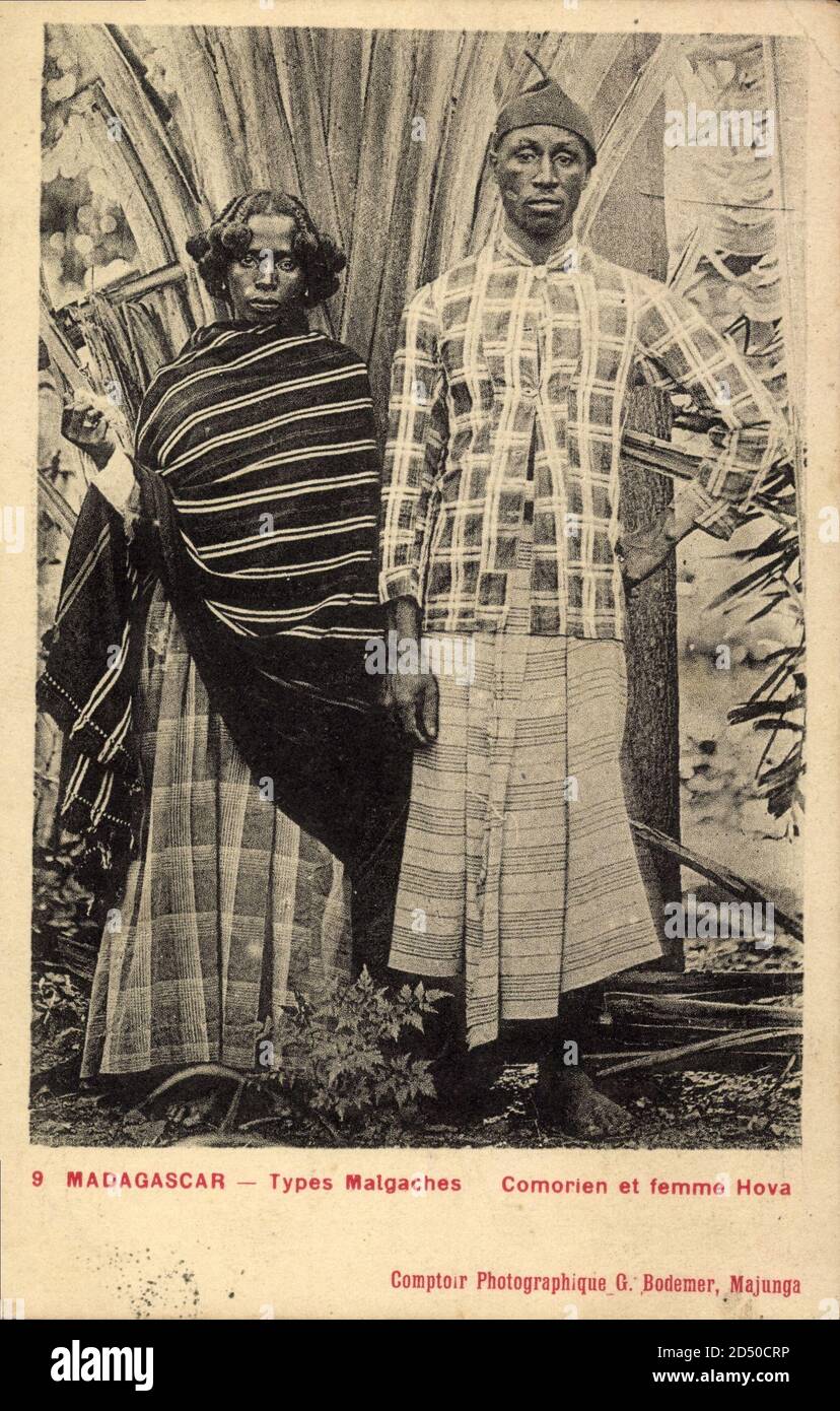 Madagaskar, Types Malgaches, Comorien et femm Hova | usage worldwide ...