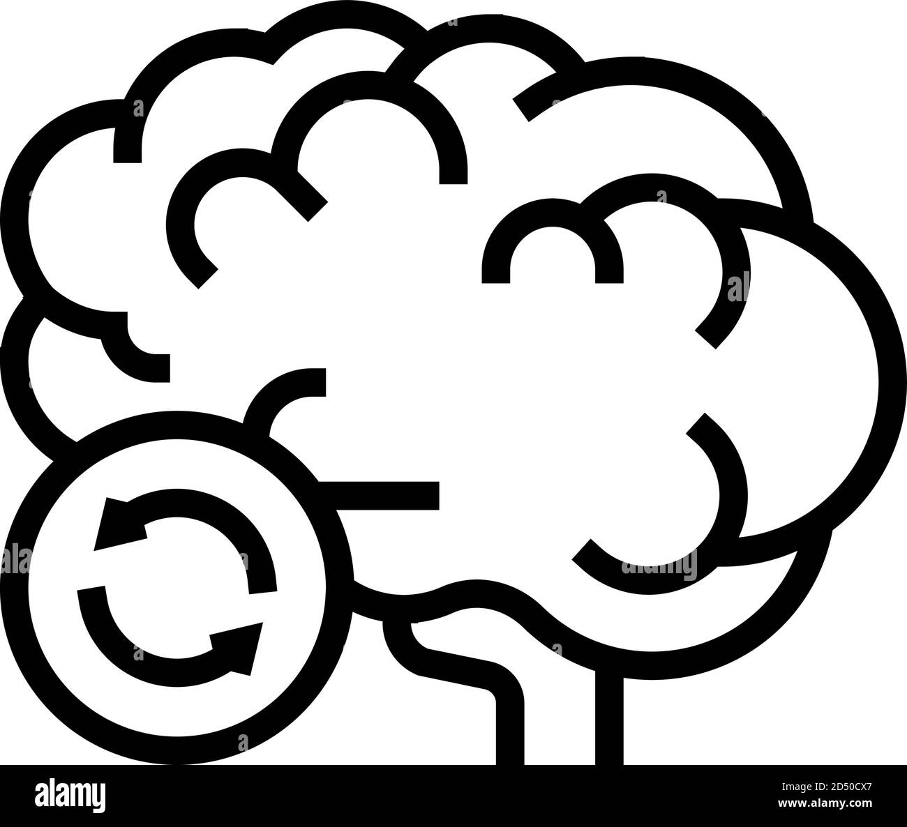 brain transplant line icon vector illustration Stock Vector Image & Art ...