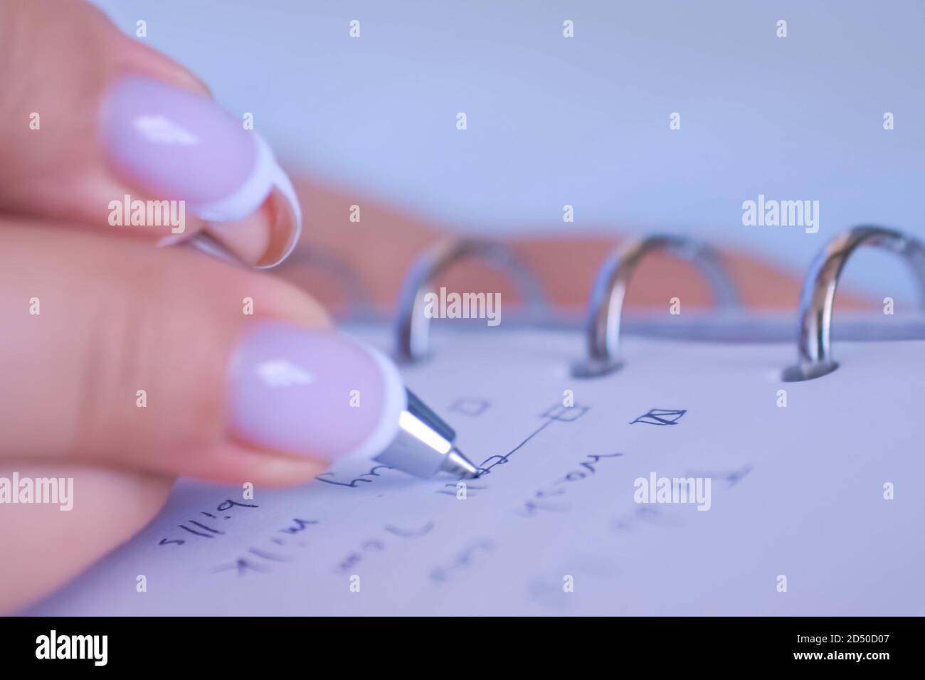 Woman hand organize hi-res stock photography and images - Alamy