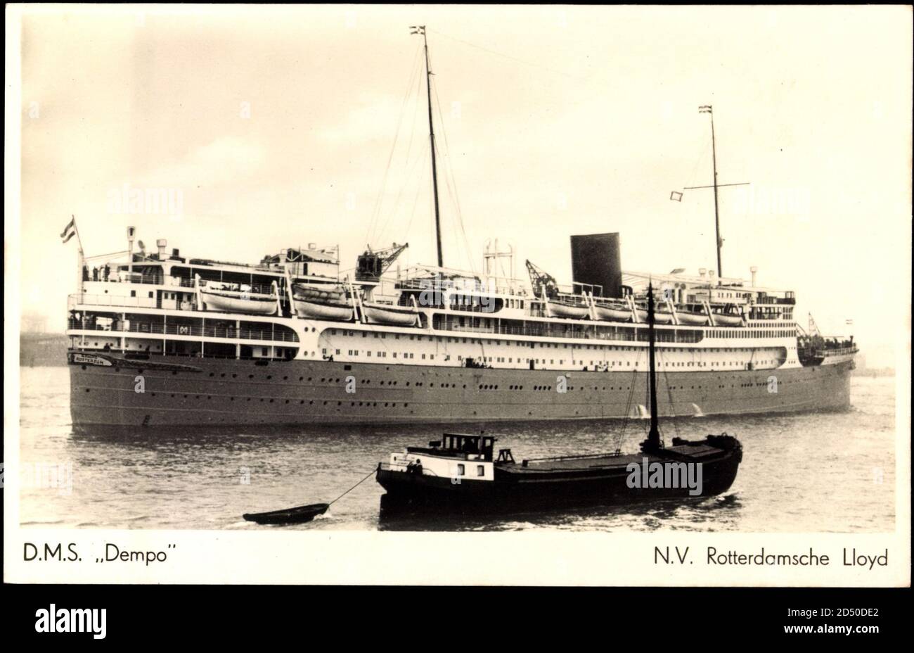 Dampfer DMS Dempo,Koninklijke Rotterdamsche Lloyd | usage worldwide ...