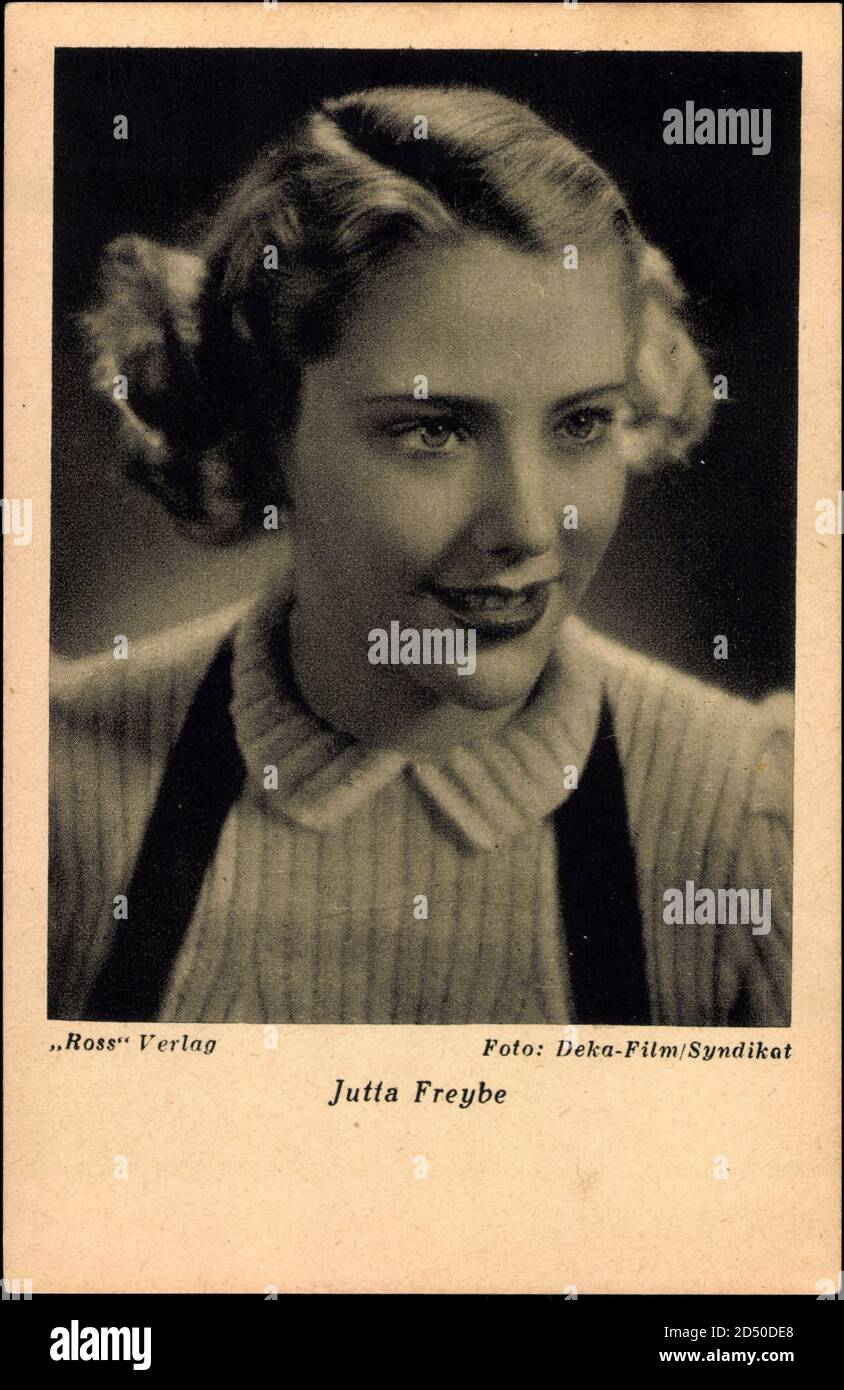 Schauspielerin, Jutta Freybe | usage worldwide Stock Photo - Alamy