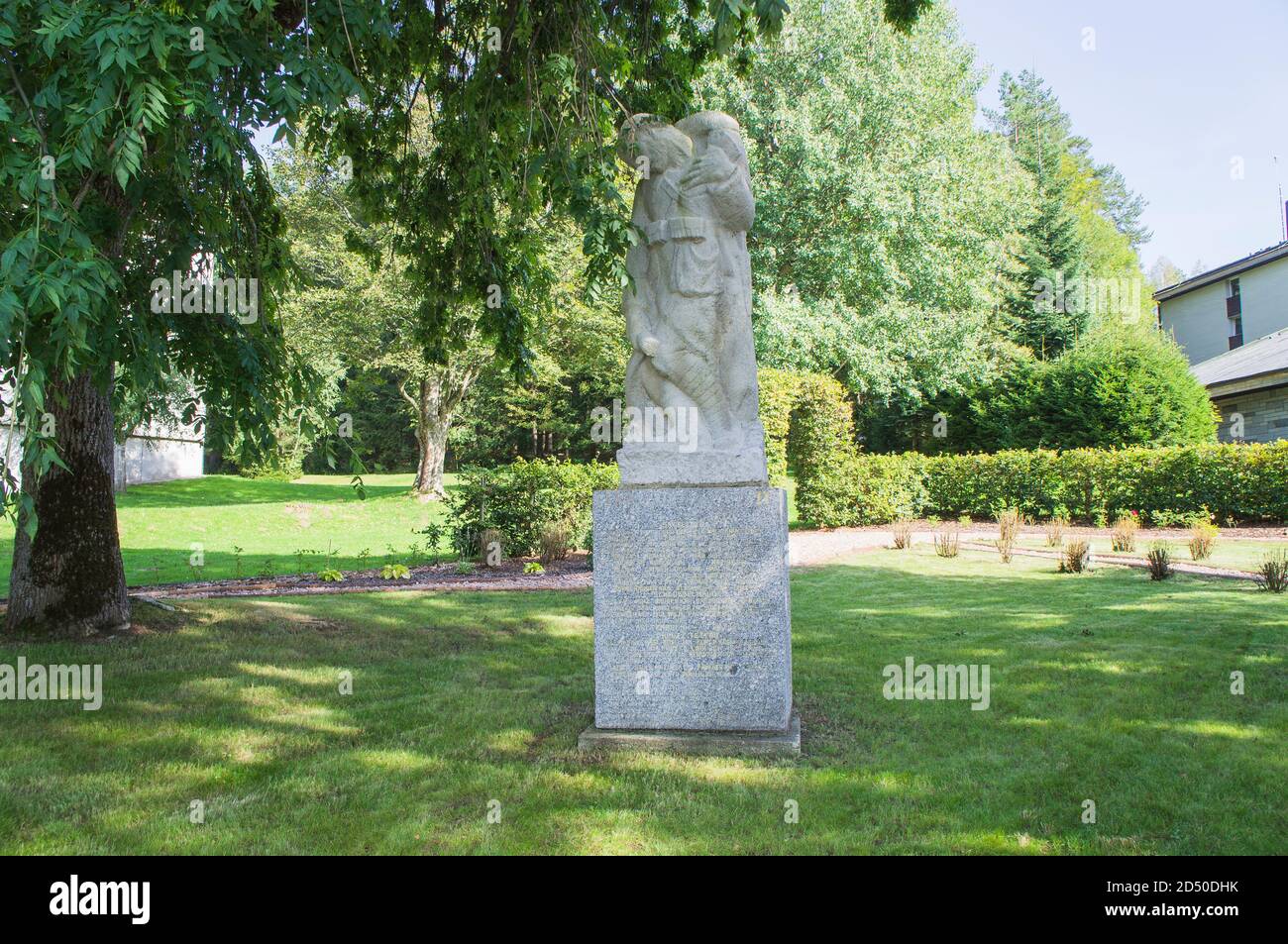 The Memorial Park was created on the site of a former cemetery, which ...