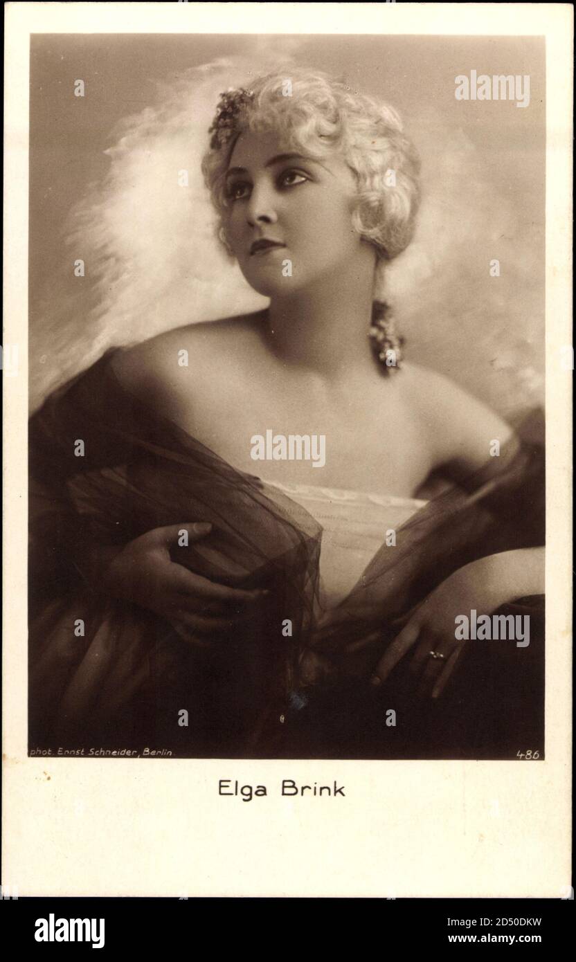 Schauspielerin Elga Brink, Nacht der Versuchung | usage worldwide Stock ...