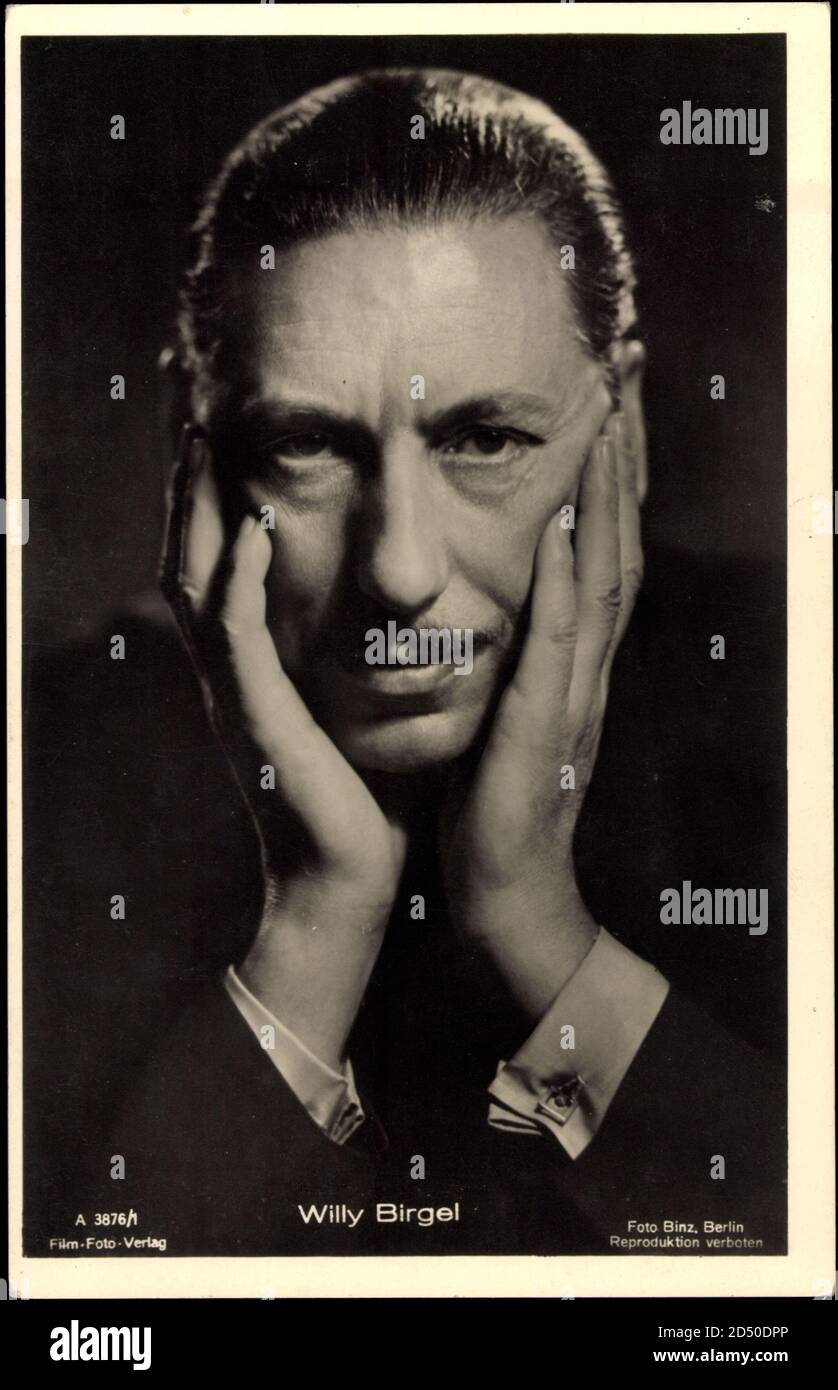 Schauspieler Willy Birgel, Ross Verlag A 3876/1 | usage worldwide Stock ...