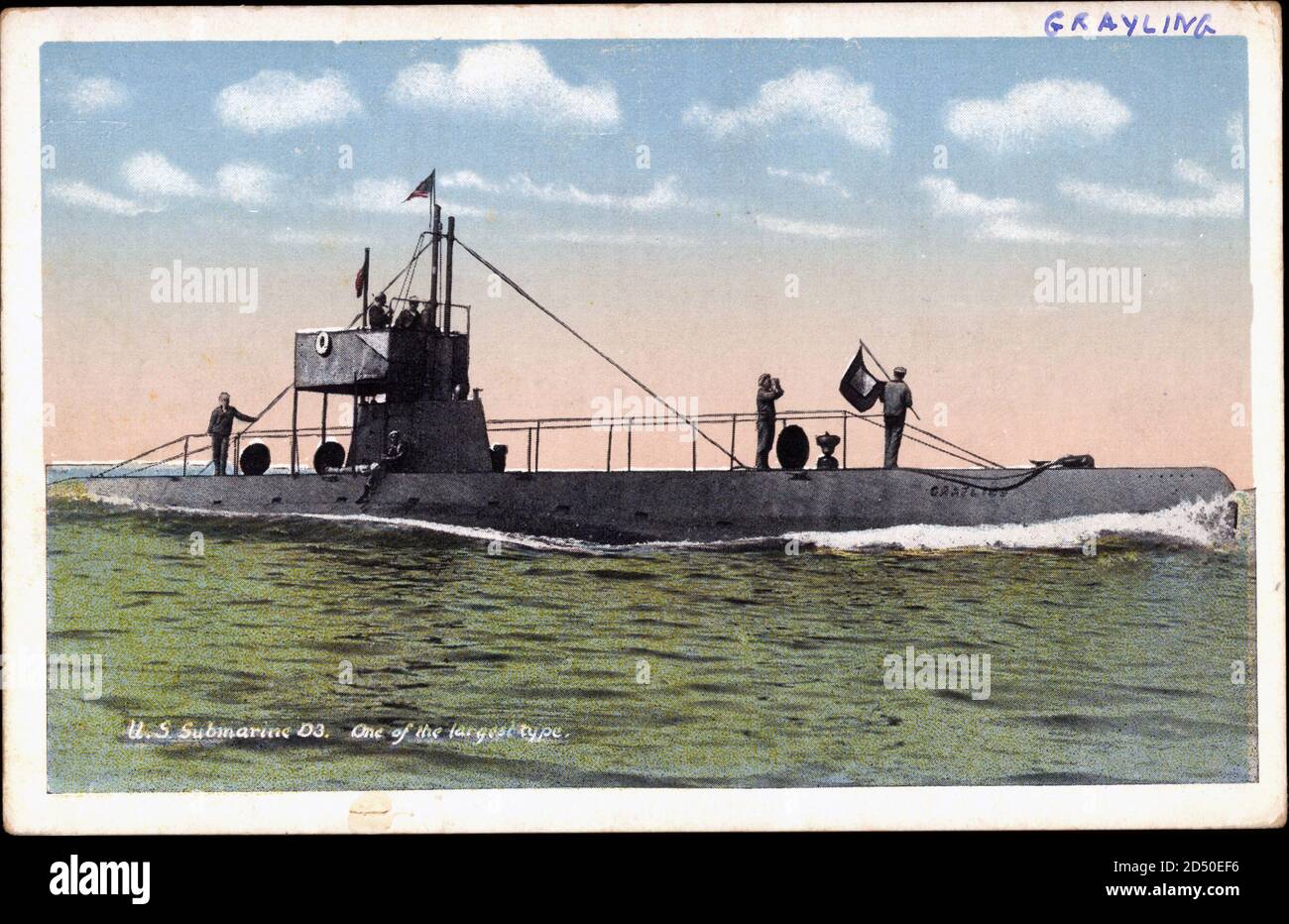 US Amerikanisches U Boot, D 3, USS Grayling, SS 18 | usage worldwide ...