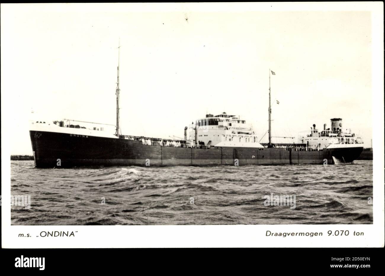 M.S. Ondina, Koninklijke Shell Groep, Tanker, Transportdampfschiff ...