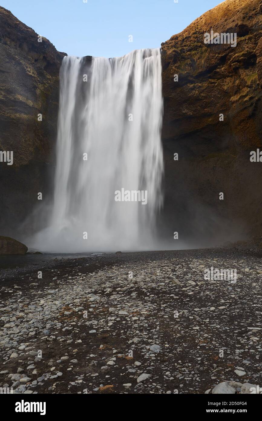 Beautiful waterfall big natural rocks hi-res stock photography and ...