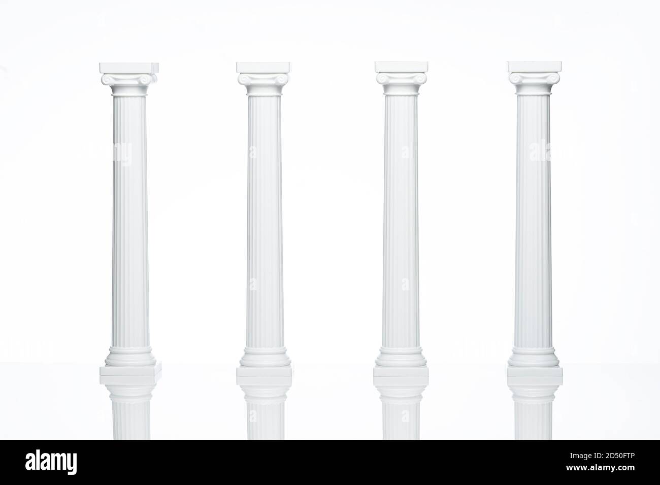 Portico pillars Cut Out Stock Images & Pictures - Alamy