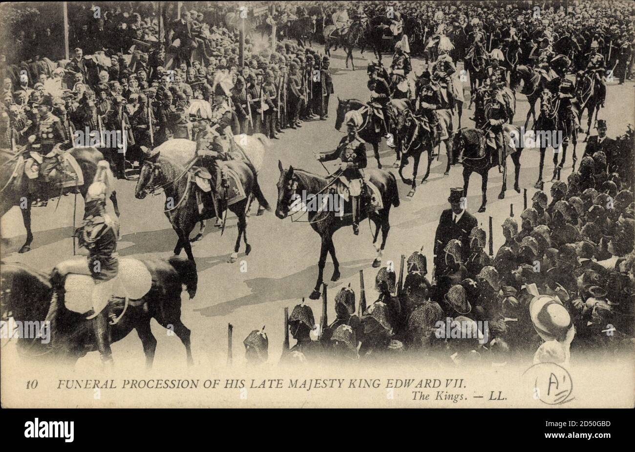 Les funérailles d'Edouard VII, Funeral Procession of Edward VII | usage ...