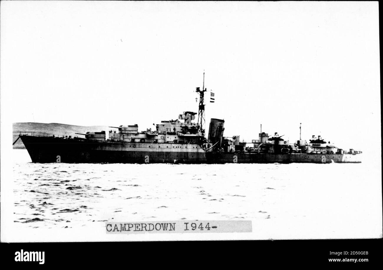 The battle of camperdown Black and White Stock Photos & Images - Alamy