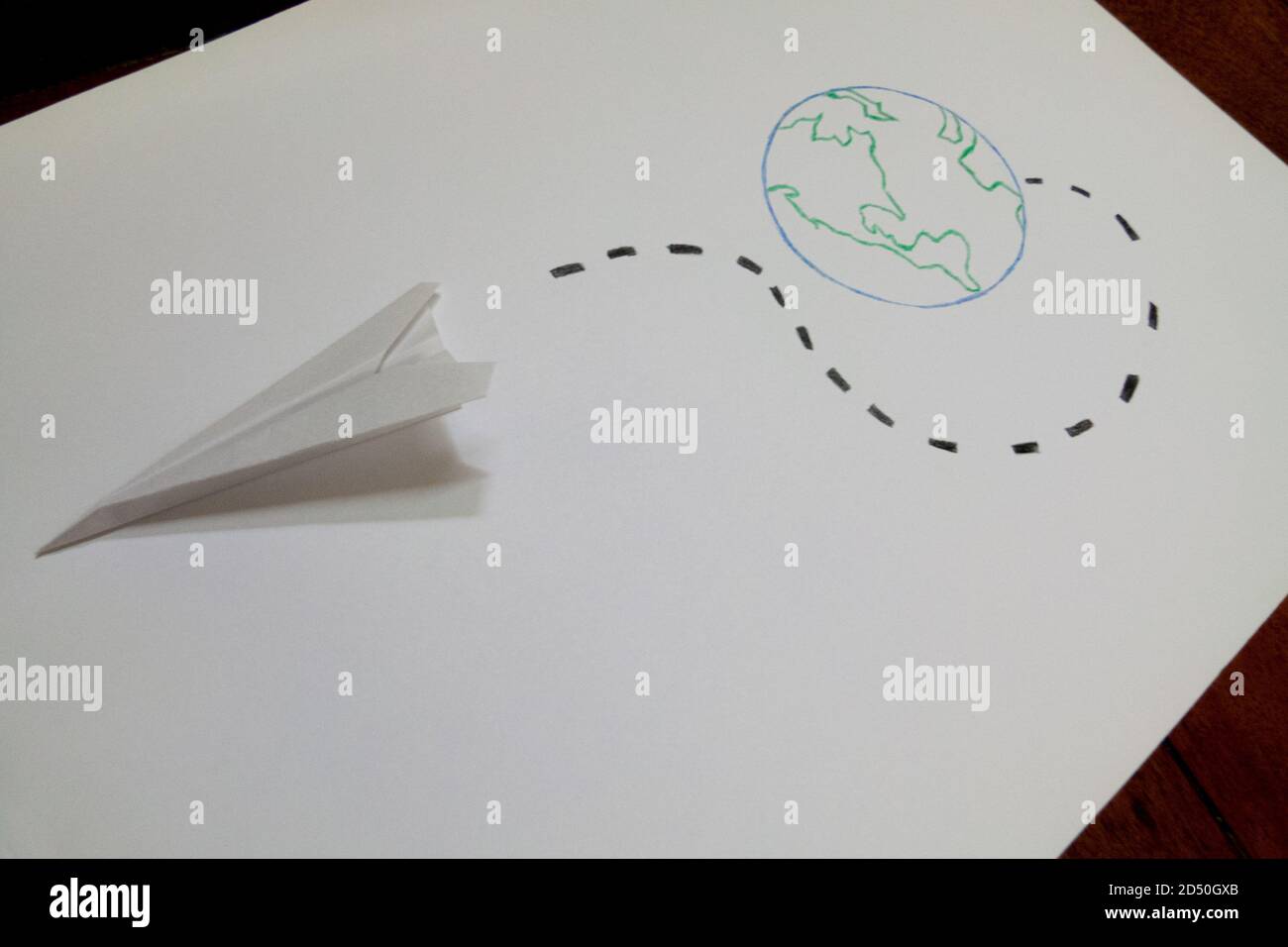 Airplane of paper sheet hi-res stock photography and images - Alamy