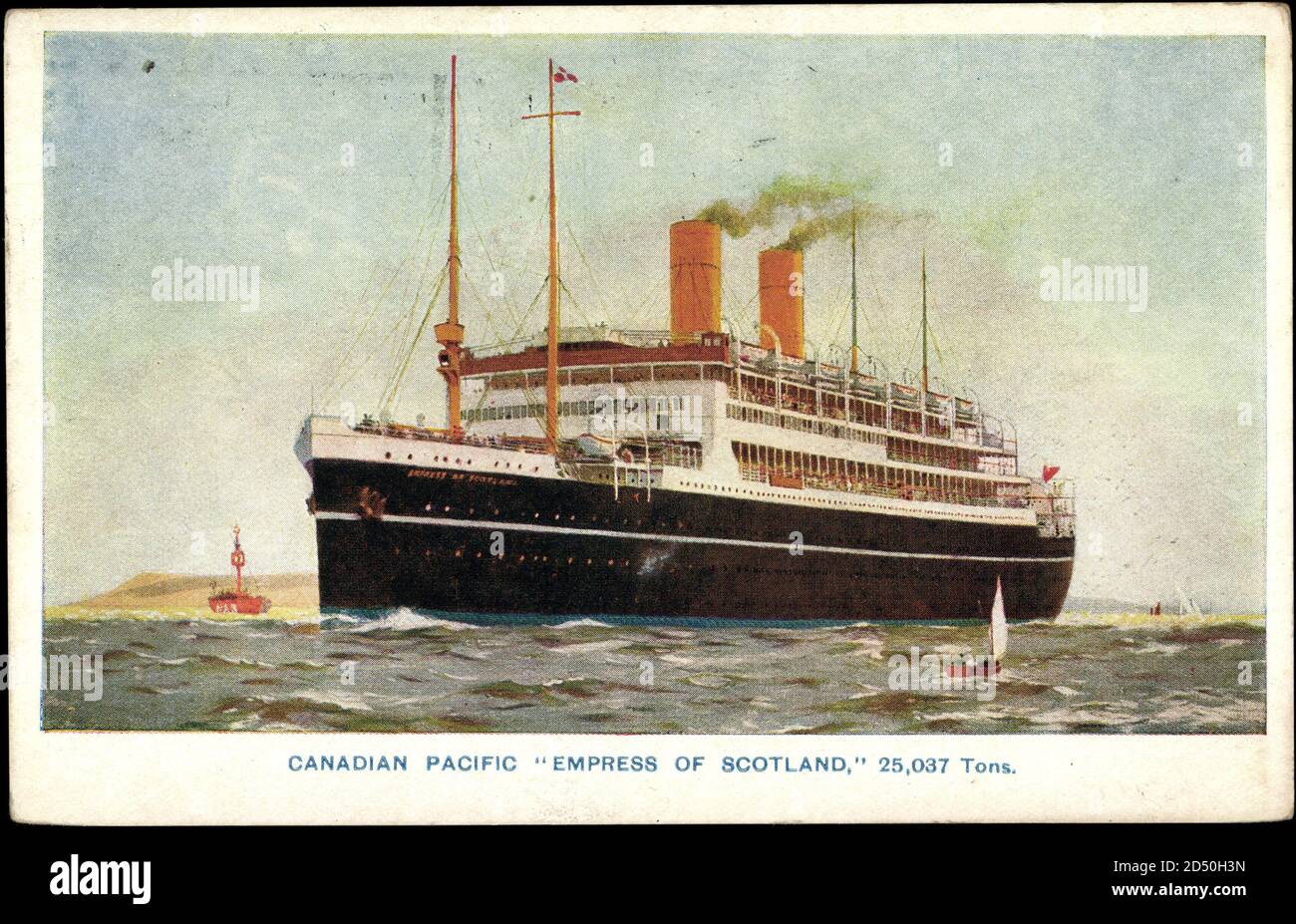 Canadian Pacific Ships, Empress of Scotland, Steamer | usage worldwide ...