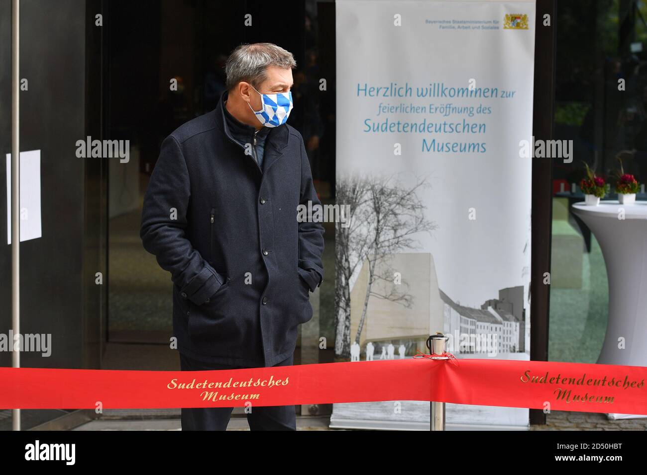 The Bavarian Prime Minister Dr. Markus Soeder, together with the ...