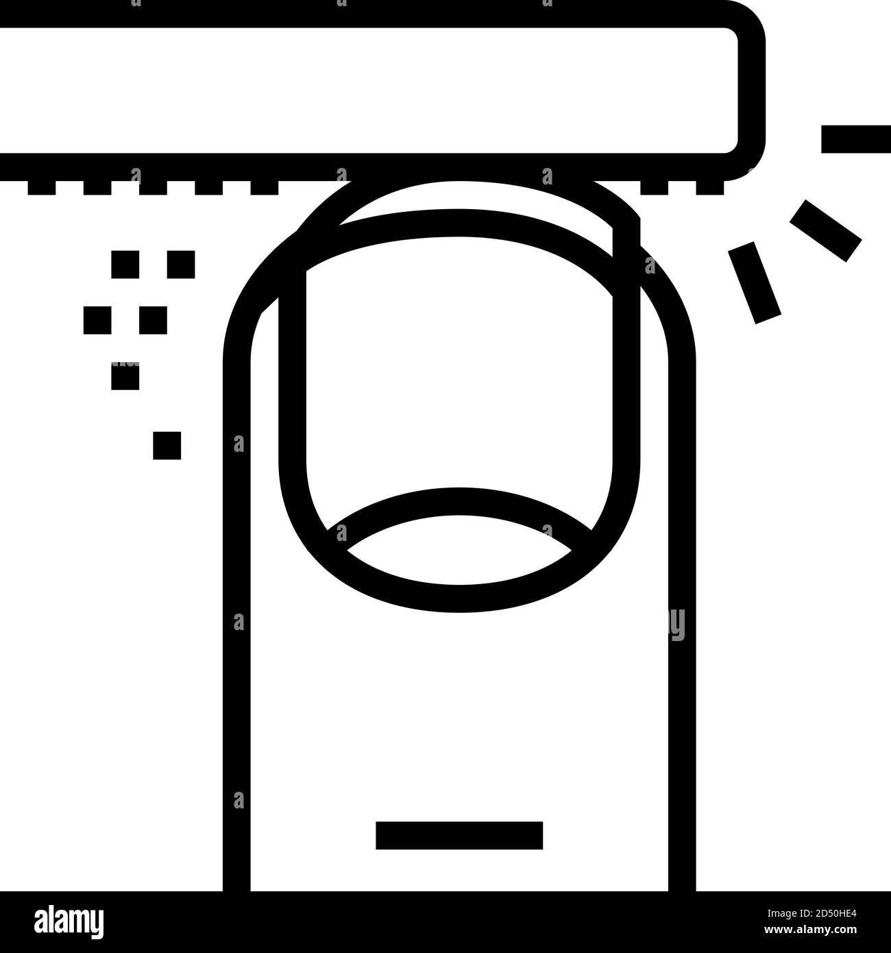 Filing nail Stock Vector Images - Alamy