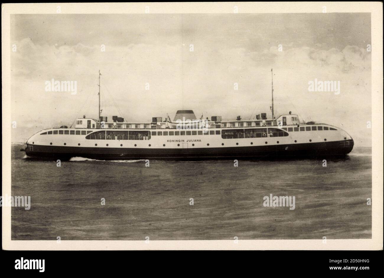 Zeeland Steamship Co., Dampfschiff Koningin Juliana | usage worldwide Stock Photo - Alamy