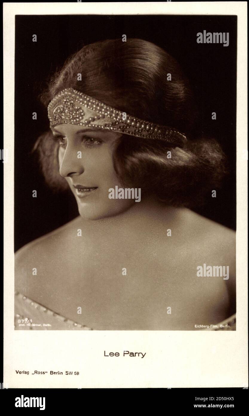 Schauspielerin Lee Parry, Ross Verlag 877 1 | usage worldwide Stock ...