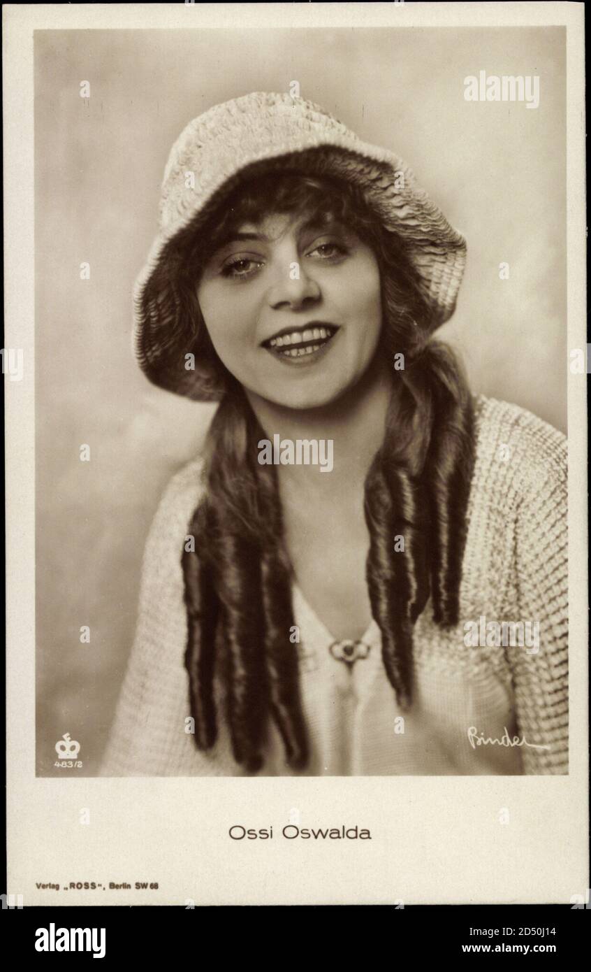 Schauspielerin Ossi Oswalda, Ross Verlag 483 2 | usage worldwide Stock Photo - Alamy