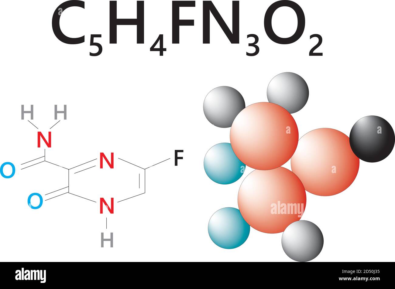 chemical formula of the drug for the virus Stock Vector Image & Art - Alamy