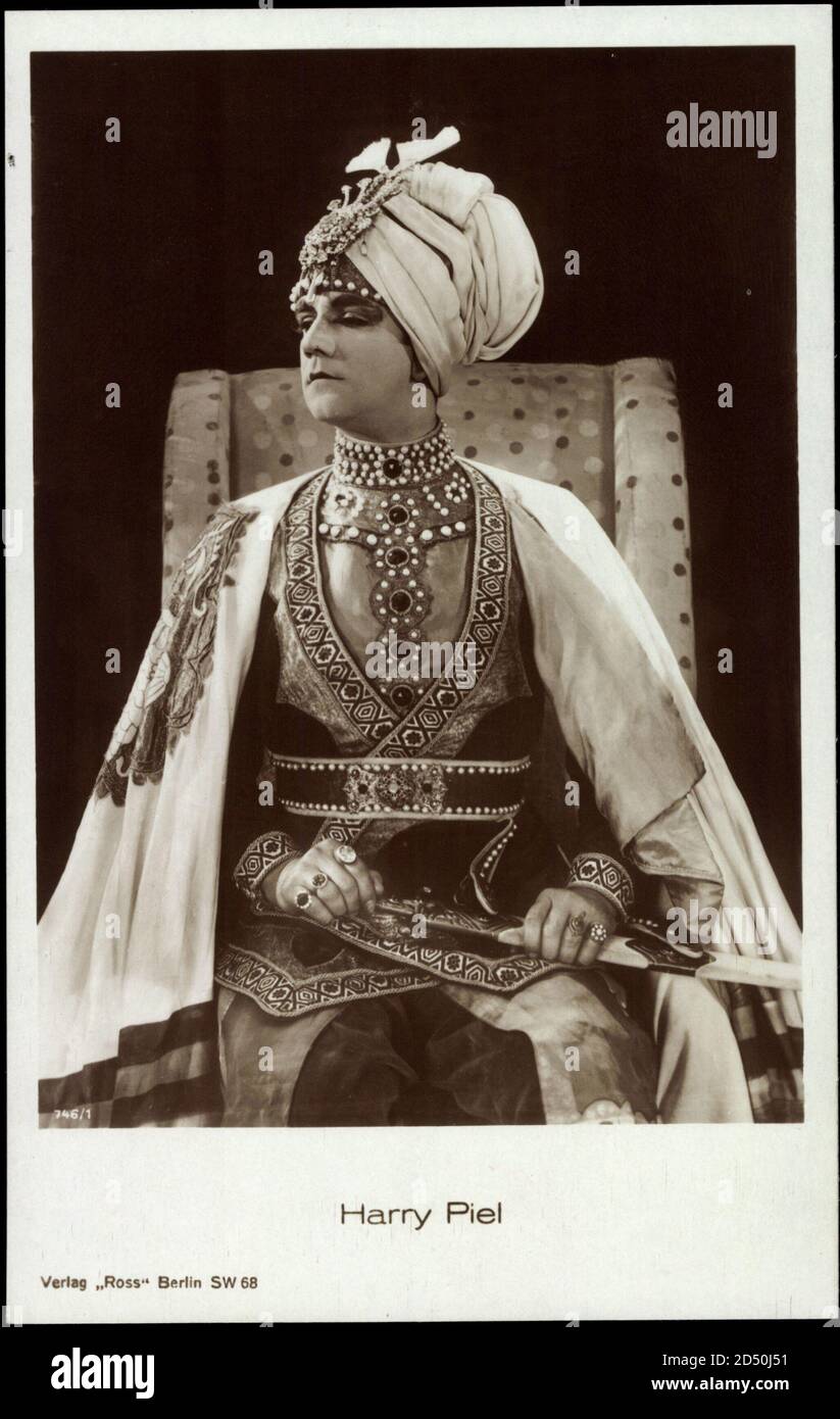 Schauspieler Harry Piel, Ross Verlag 746 1 | usage worldwide Stock ...