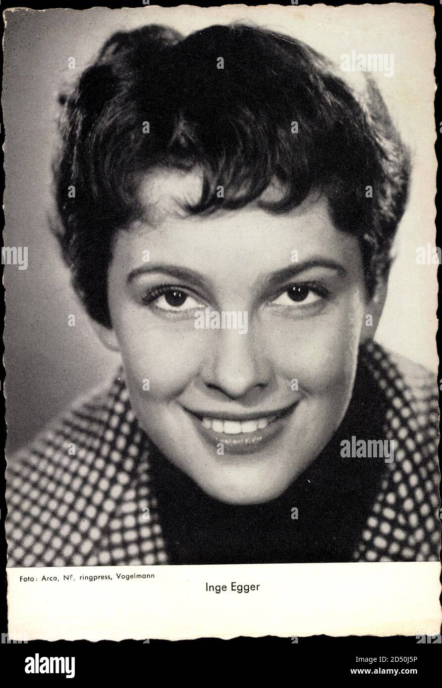 Schauspielerin Inge Egger, 27.8.1926, Portrait | usage worldwide Stock ...