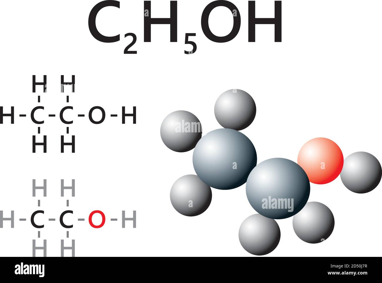 chemical formula and molecular form Stock Vector Image & Art - Alamy