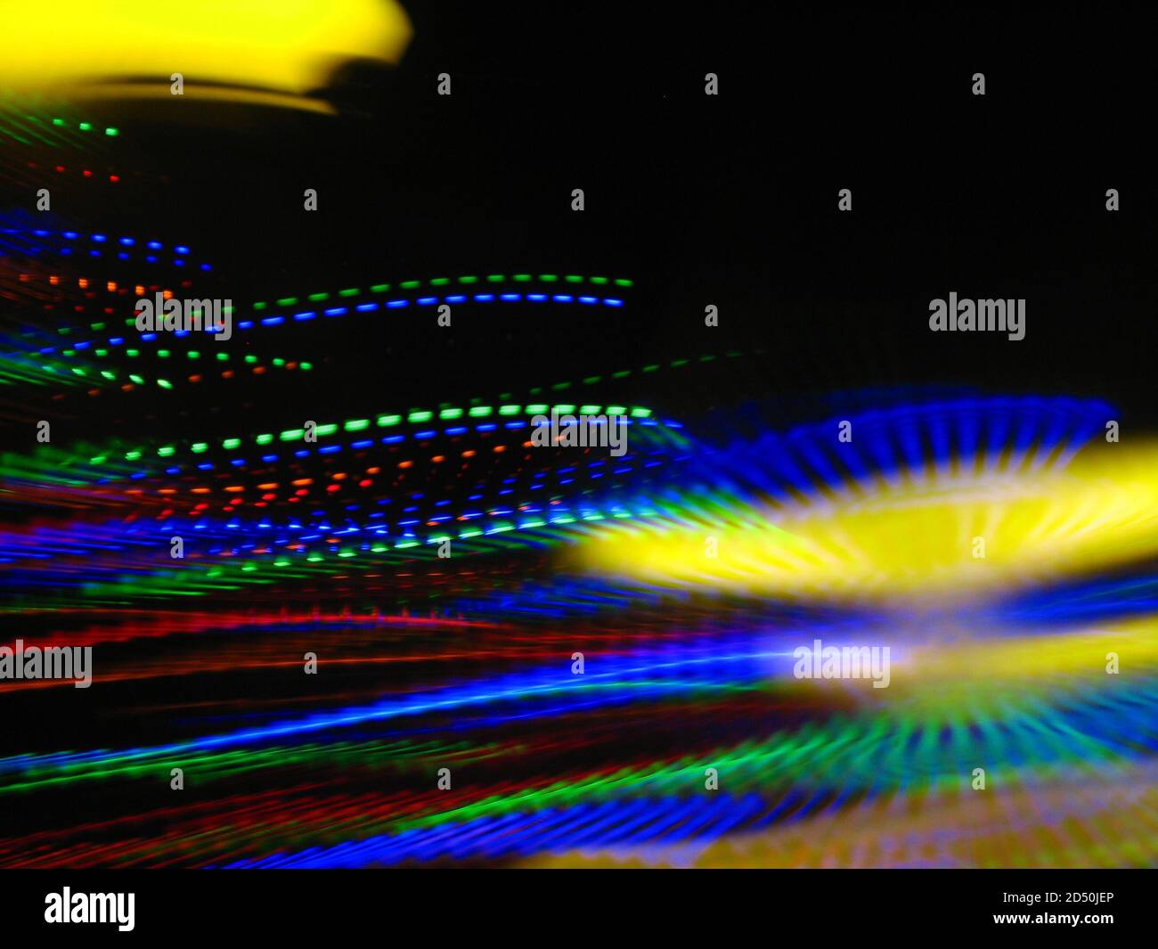 Unique colorful gradual rhythmic light trails Stock Photo - Alamy