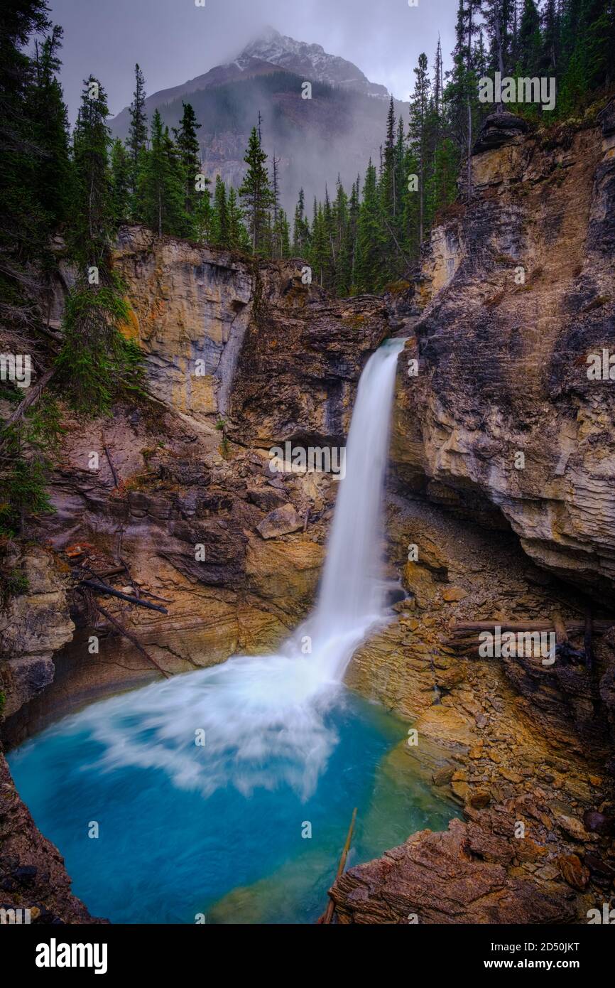 Waterfalls-Beauty Creek Waterfalls-Icefields Parkway, Banff National ...