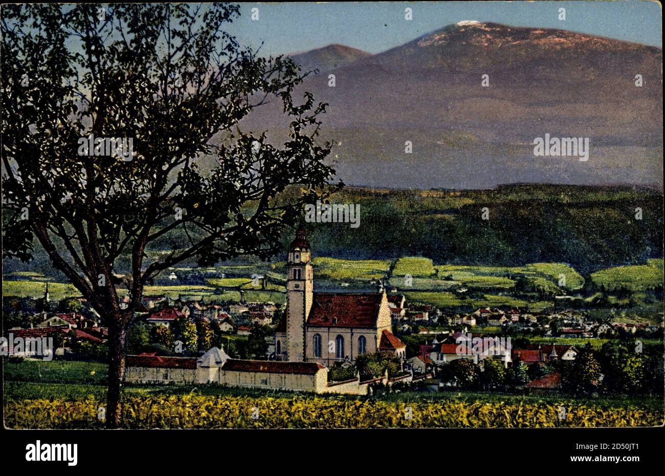 Absam b. Hall Tirol, Basilika St Michael, Gebirge | usage worldwide ...