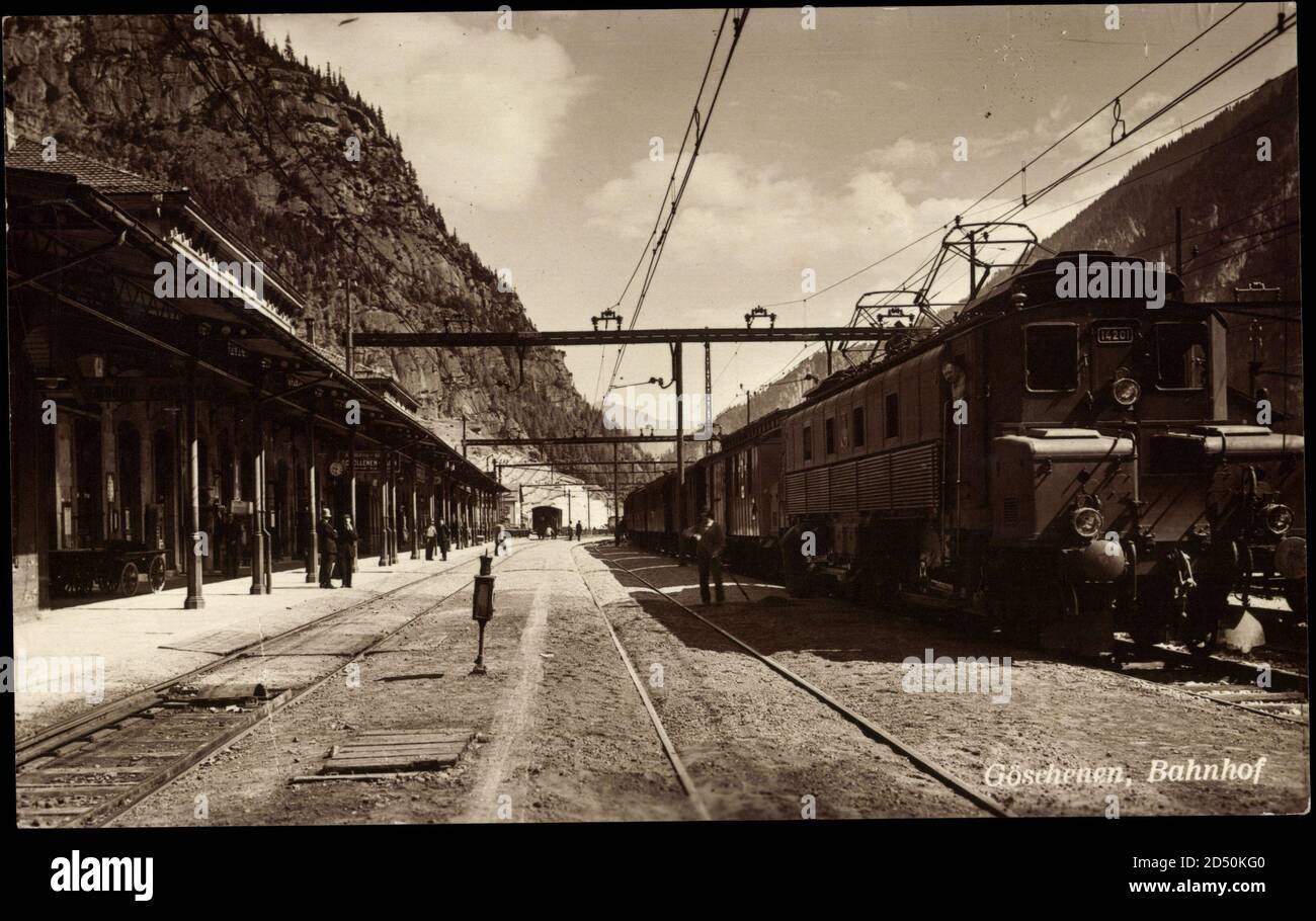 Station goschenen hi-res stock photography and images - Alamy