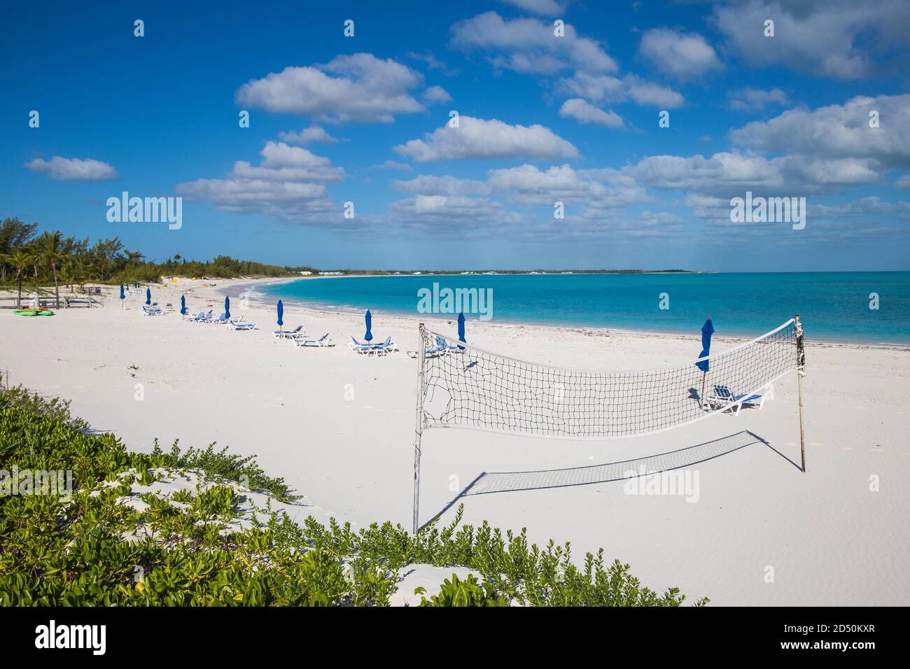 Bahamas, Abaco Islands, Great Abaco, Beach at Treasure Cay Stock Photo ...