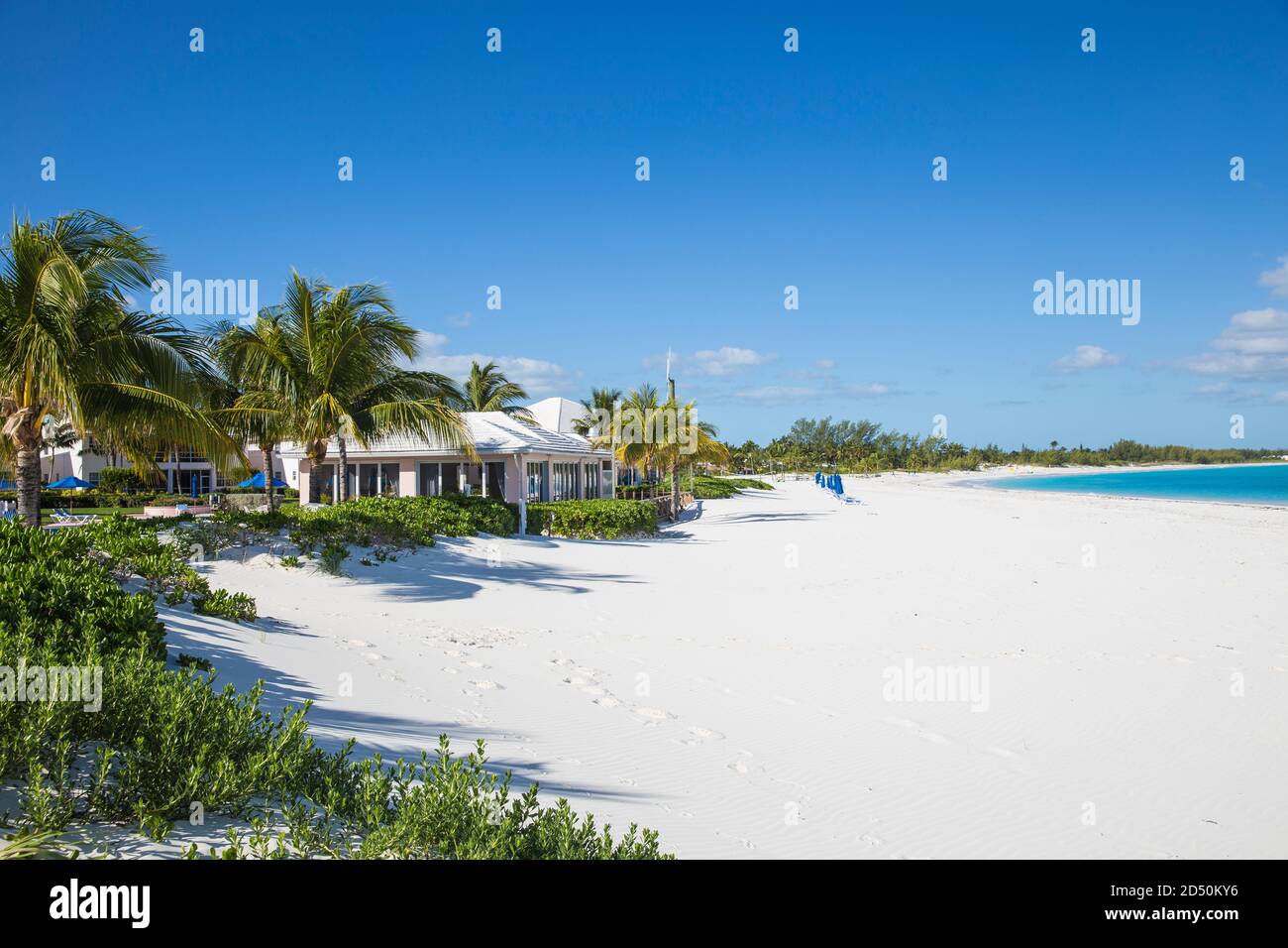Bahamas, Abaco Islands, Great Abaco, Beach at Treasure Cay Stock Photo ...