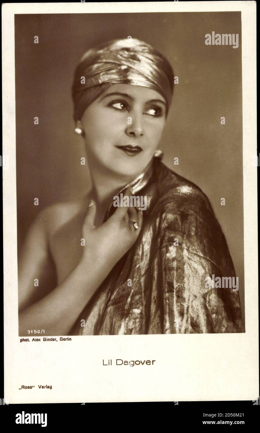 Schauspielerin Lil Dagover, Ross Verlag, 3150 1, Portrait | usage worldwide Stock Photo - Alamy