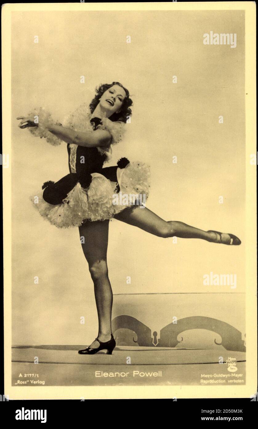 Schauspielerin Eleanor Powell, Ross Verlag, A2177 1 | usage worldwide Stock Photo - Alamy
