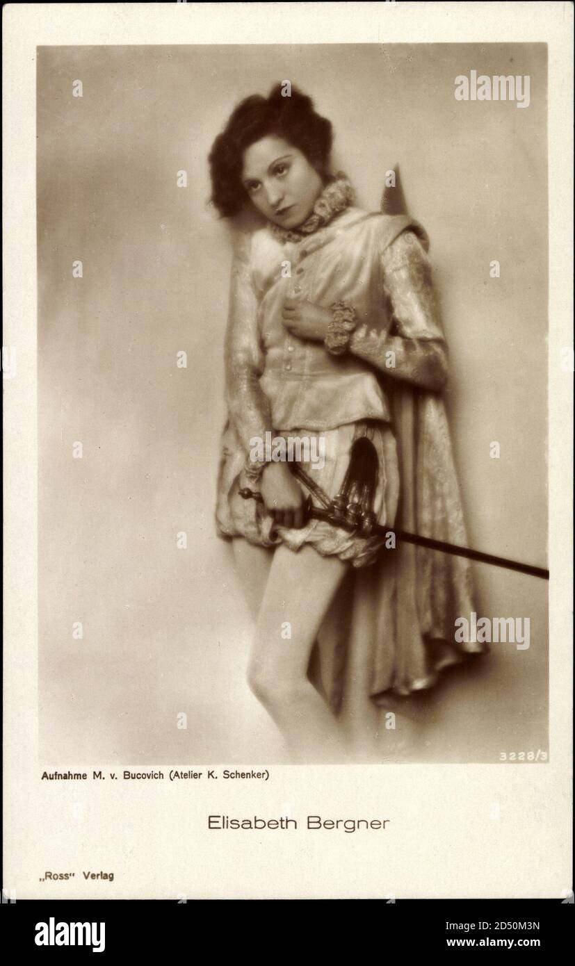 Schauspielerin Elisabeth Bergner, Ross Verlag, 3228 3 | usage worldwide ...