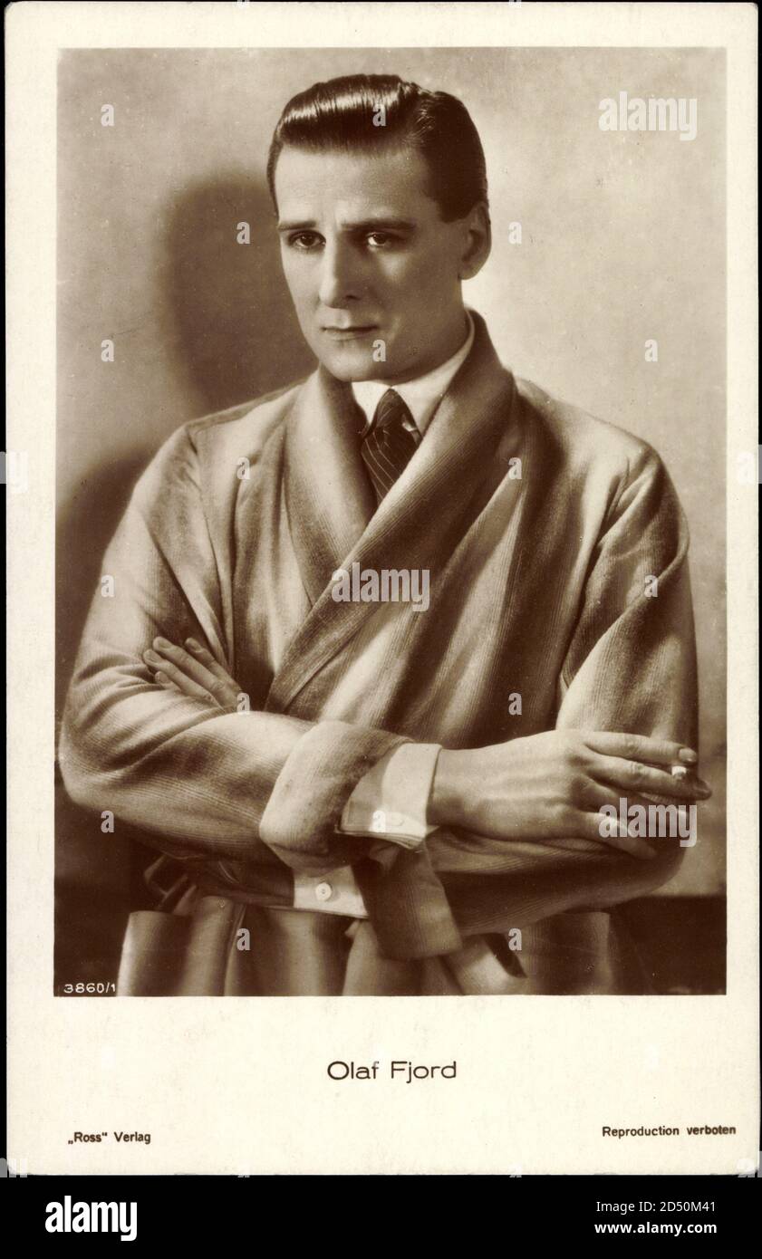 Schauspieler Olaf Fjord, Ross Verlag, 3860 1, Portrait | usage ...
