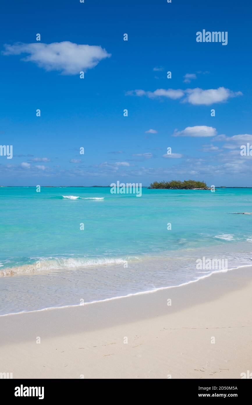 Bahamas, Abaco Islands, Great Abaco, Beach at Treasure Cay Stock Photo ...