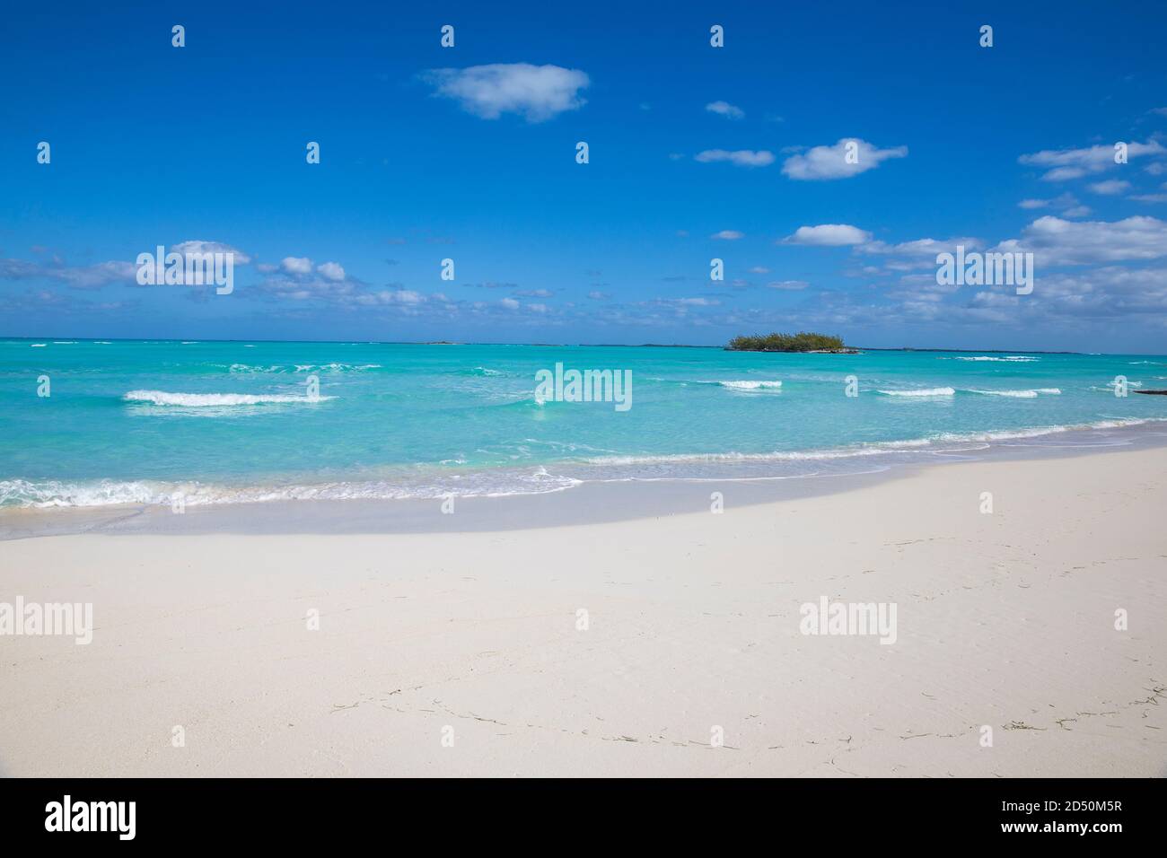Bahamas, Abaco Islands, Great Abaco, Beach at Treasure Cay Stock Photo ...
