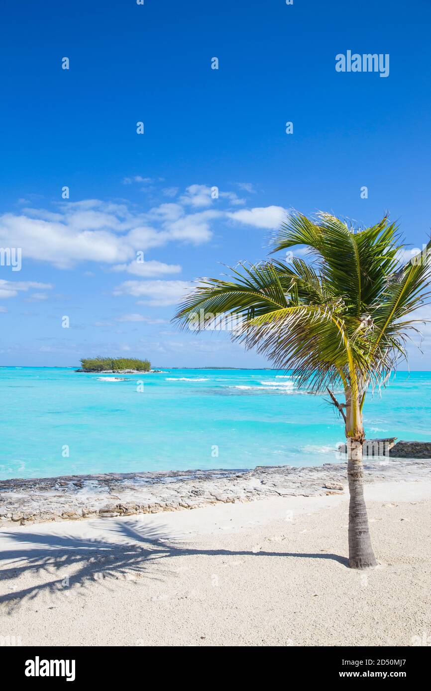 Bahamas, Abaco Islands, Great Abaco, Beach at Treasure Cay Stock Photo ...