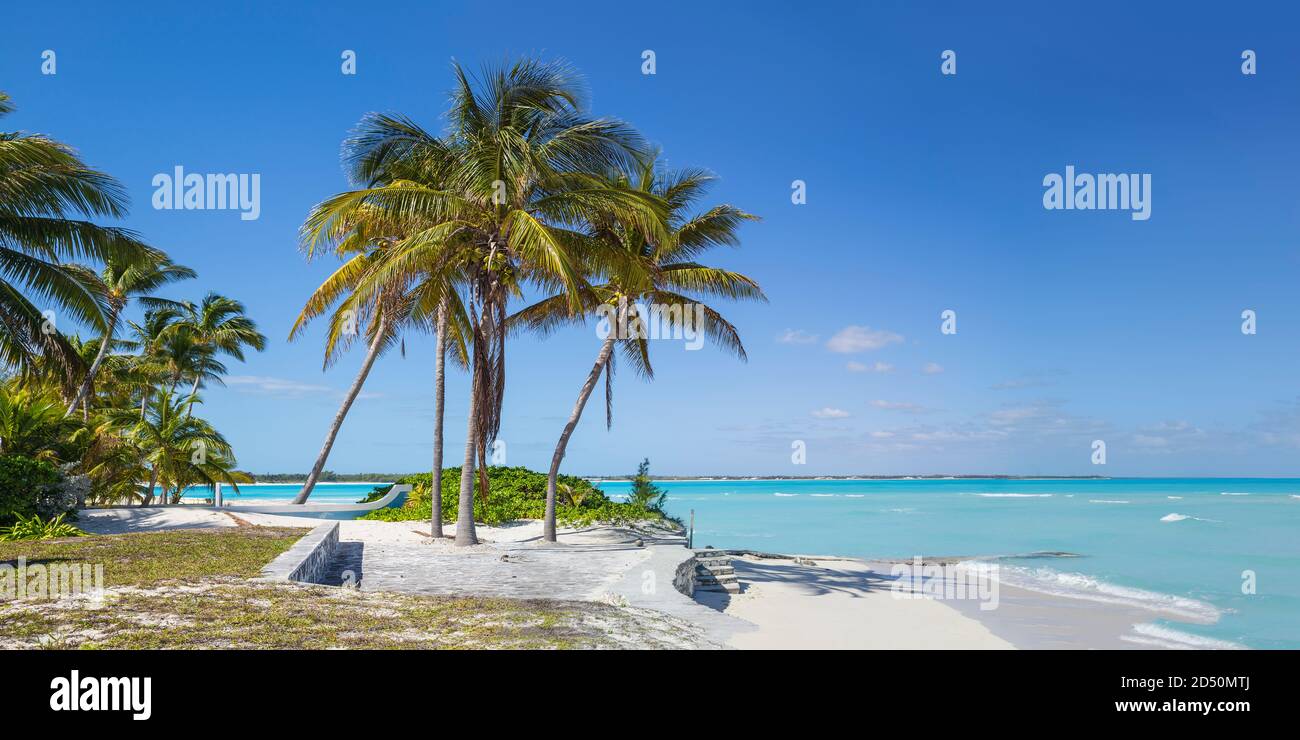 Bahamas, Abaco Islands, Great Abaco, Beach at Treasure Cay Stock Photo ...