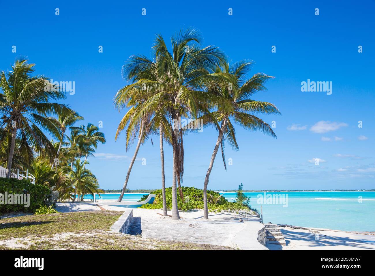 Bahamas, Abaco Islands, Great Abaco, Beach at Treasure Cay Stock Photo ...