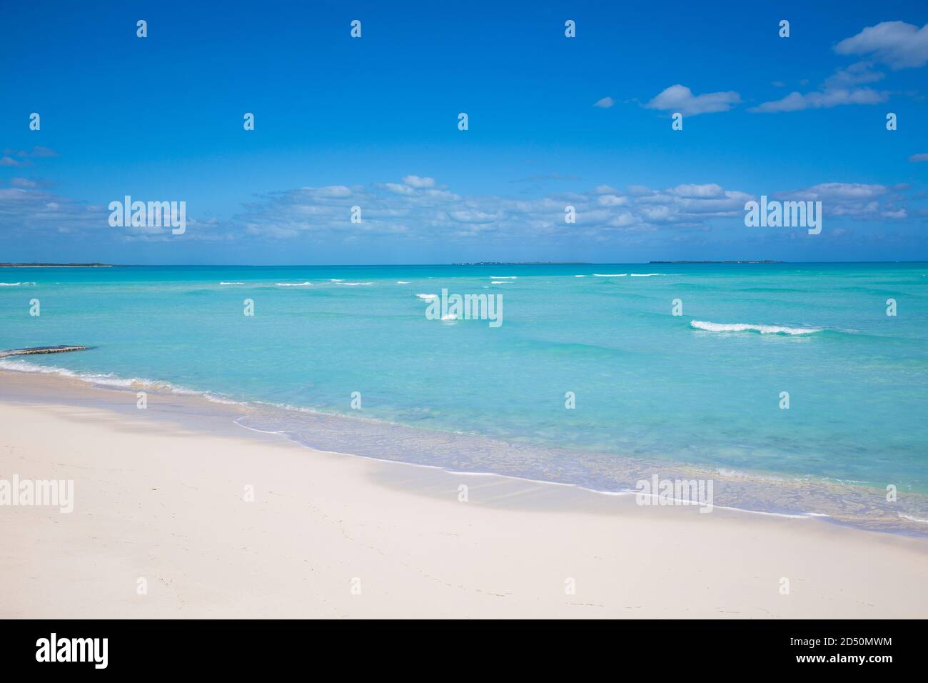 Bahamas, Abaco Islands, Great Abaco, Beach at Treasure Cay Stock Photo ...