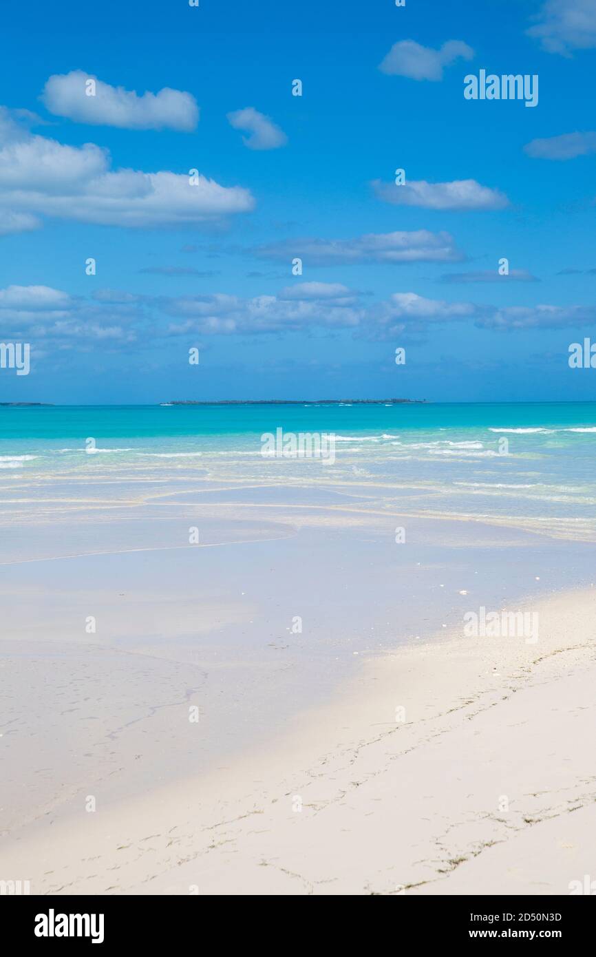 Bahamas, Abaco Islands, Great Abaco, Beach at Treasure Cay Stock Photo ...