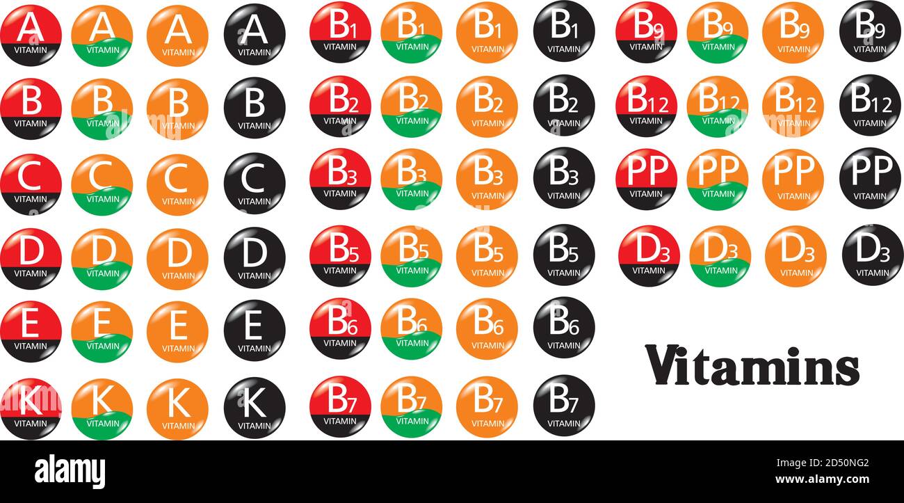 Vitamin b logo Stock Vector Images - Alamy