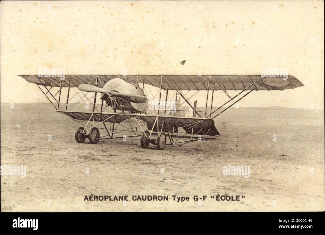 Aéroplane Caudron Type G-F, École, Flugzeug | usage worldwide Stock ...