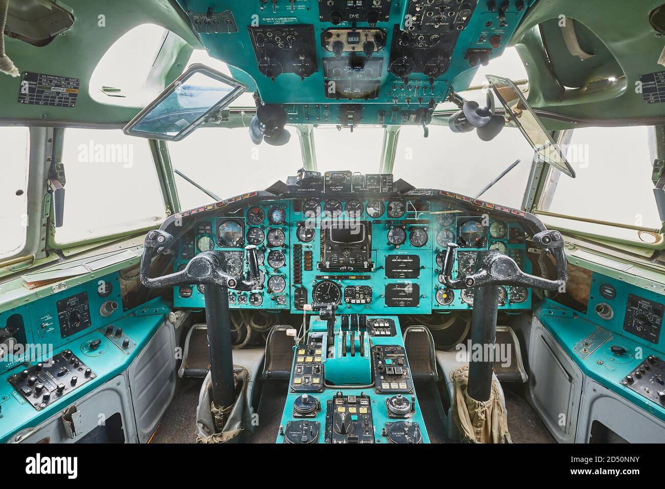 Airplane flight controls hi-res stock photography and images - Alamy